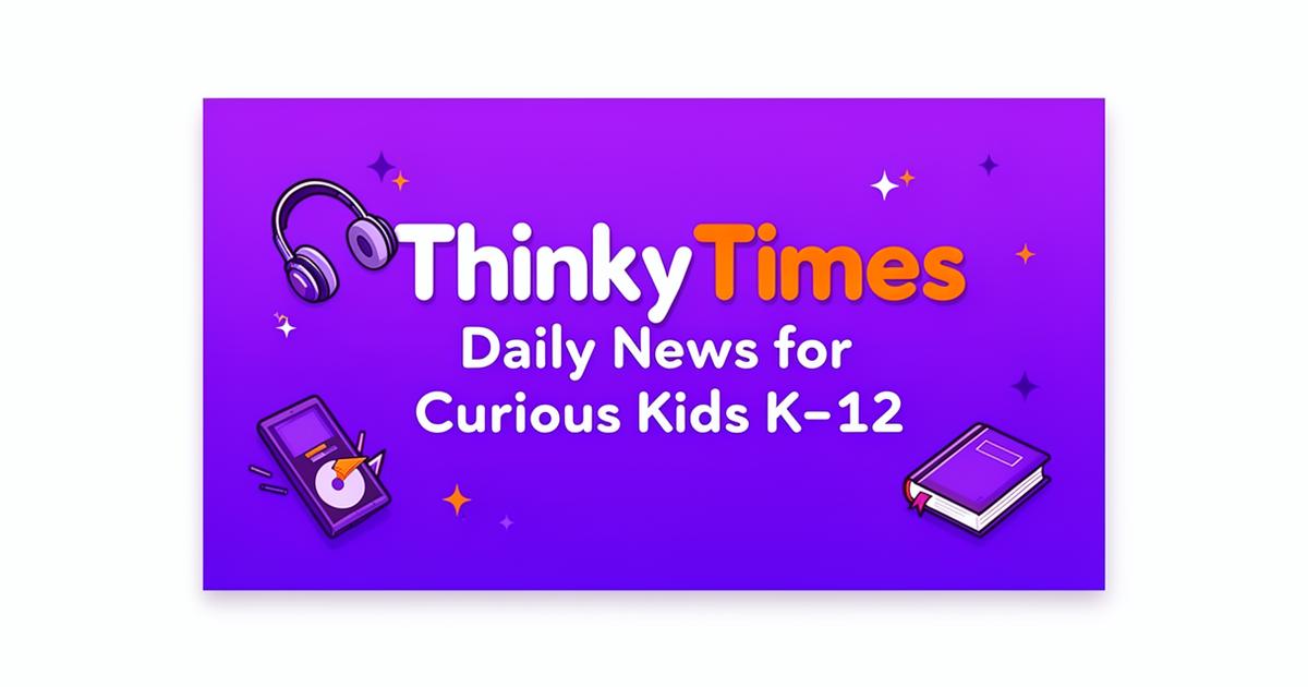 Daily News Podcasts for Kids K-12 | ThinkyTimes